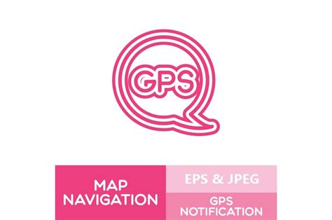 Map Navigation Icon GPS Notification Graphic By Beldonbenediktus Creative Fabrica