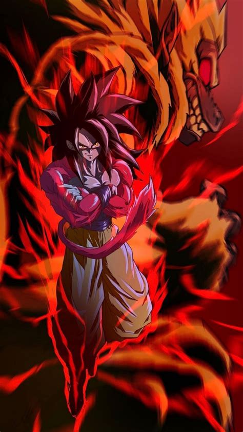 Ssj 4 Son Goku วอลล์เปเปอร์นารูโตะ ภาพวาดอะนิเมะ รูปภาพ