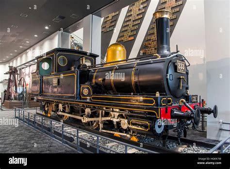 Class 230 Steam Locomotive From Kyoto Railway Museum In Japan Stock