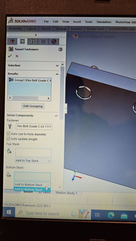 How To Do A Linear Pattern In Two Directions But Only Create One Copy