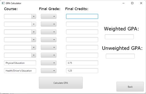 Github Rithvik09gpa Calc