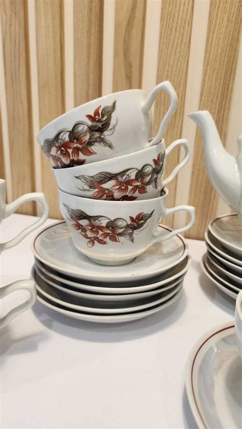 Сервіз чайний 12 персон НОВИЙ у коробці Баранівський фарфоровий з д 1 290 грн Посуда