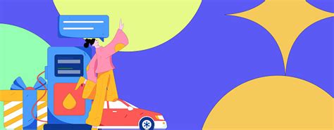 벡터 인터넷 작업 손으로 그린 그림 자동차에 연료를 보급하기 위해 할인을받는 사람들의 그림 Brand Name Domestic Car에 대한 스톡 벡터 아트 및 기타 이미지