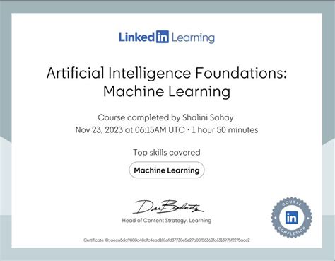 Shalini Sahay On Linkedin Machinelearning Artificialintelligence