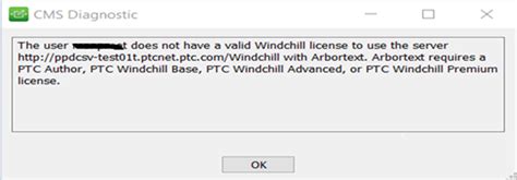 arbortext tech tip invalid windchill license erro ptc community