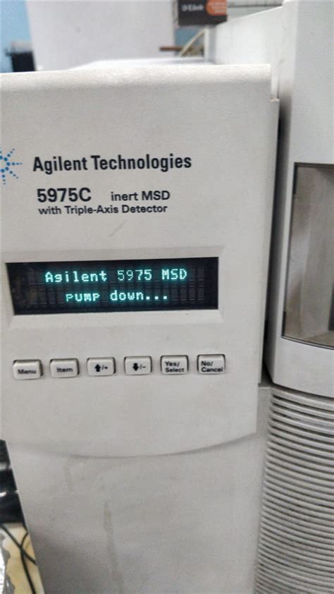 Pump Down Error Forum Gc Ms Agilent Community