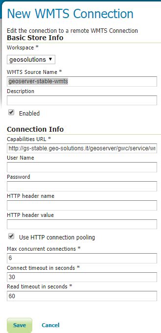 Adding A WMTS Cascade Layer GeoServer Training