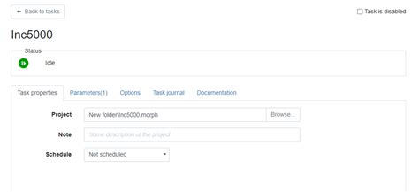 Tasks Can Now Be Triggered From The Task Settings Page Server