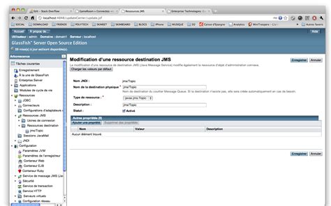 jakarta ee exception null while trying to set the value jms topic