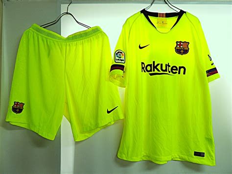 Nike ナイキ Fcバルセロナ オーセンティック ユニフォーム 18 19 アウェイ 918990 703 背番号10 Messi メッシ