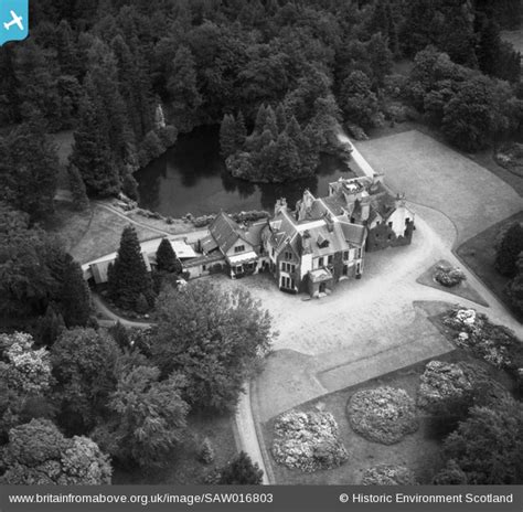 Saw016803 Scotland 1948 Knockespock House Clatt An Oblique Aerial