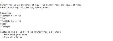 Solved A Binarytree Is Either A Leaf Or A Node A Node