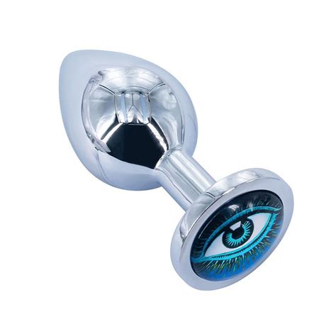 Colorful Eyes Metal Anal Plug Q506061 Buttoy
