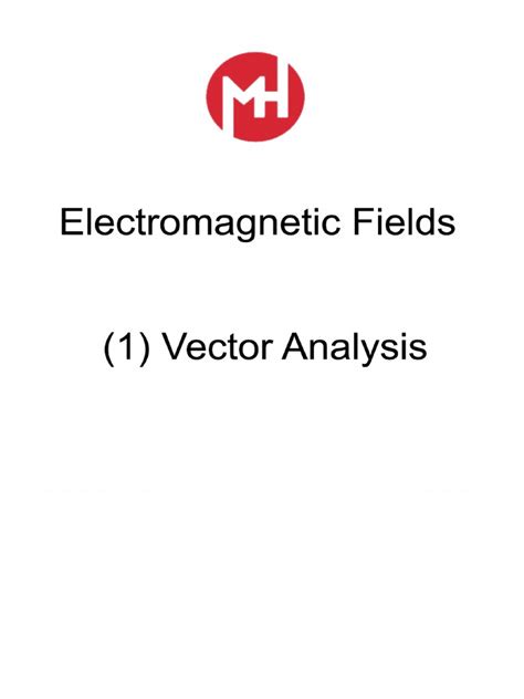 Vector Analysis Mh Pdf