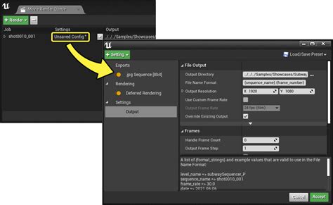 レンダリング設定 unreal engine ドキュメント