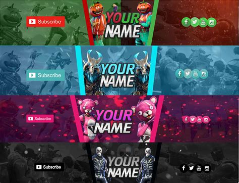 Fortnite Banner Psd