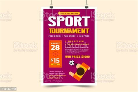 사용자 정의하기 쉬운 축구 토너먼트 스포츠 이벤트 전단지 또는 포스터 디자인 템플릿 경기 스포츠에 대한 스톡 벡터 아트 및 기타 이미지 경기 스포츠 경쟁 골라인