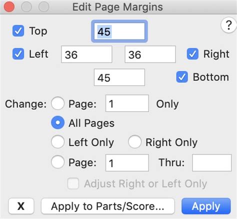 Edit System Margins Top Margins Only MakeMusic Help Center