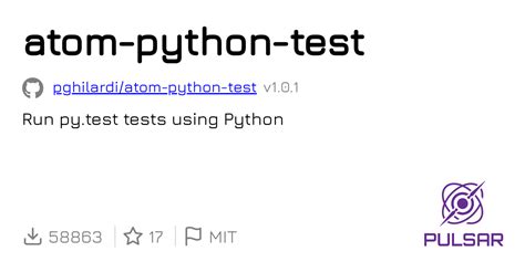 Atom Python Test