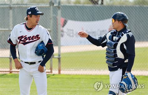 이지영 포수 김광현 불펜 피칭 피드백 연합뉴스