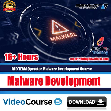 Red Team Operator Malware Development Pack Of Courses Expert Training