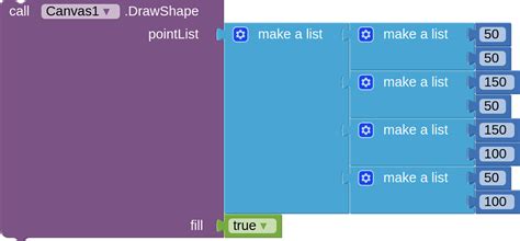 How Do I Make A Rectangle Using Code In Mit App Inventor Mit App