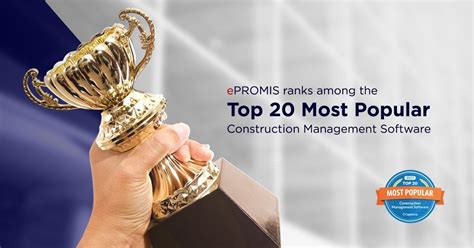 Epromis Solutions On Linkedin Epromis® Ranks Among The Top 20 Most Popular Construction
