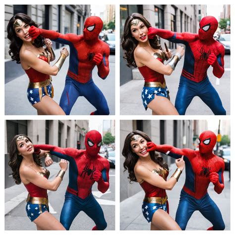 Wonder Woman Vs Spider Man Collection 1 By Nega1 On Deviantart