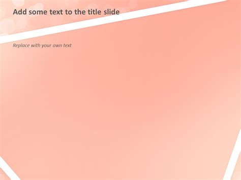 살구색 배경 And 라인 삼각형 무료 프리젠테이션 템플릿피피티슬라이드