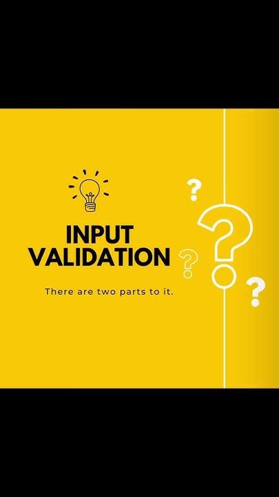 Exam Tip Know How To Validate Input Olevel Olevels Computing Olevelcomputing Youtube