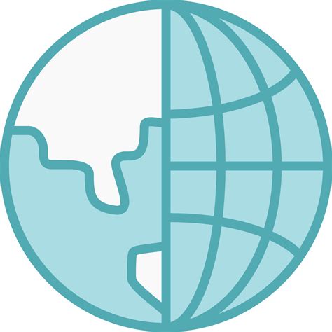 Earth Globe Grid Vector Icon Vector Art At Vecteezy