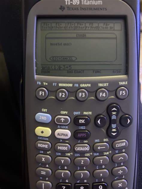 Ti 89 Titanium Cant Input Negative Numbers Rcalculators