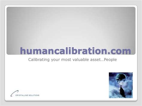 Human Calibration