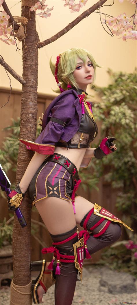 Real Hot Anime Girl Sucrose Genshin Impact Hd Wallpaper Download