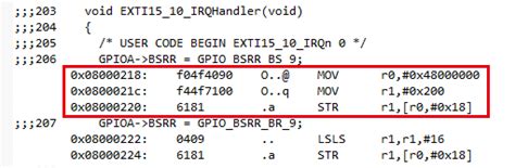 How Many Gpio Interrupt Latency Cycles From Edge T