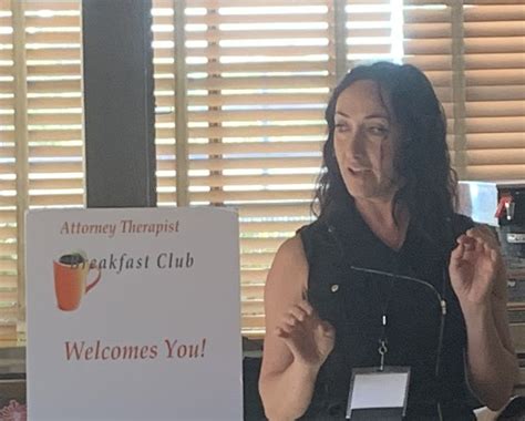 Thanks To The Attorney Therapist Breakfast Professional Spotlight