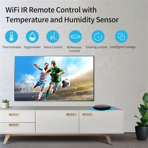 Glomarket Tuya Wifi Zigbee Universial Ir Remote With Temperature And Humidity Sensor For Smart