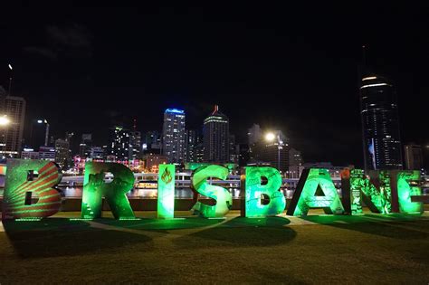 Our Journey Day 1 Australia Queensland South Bank Iconic Sign Of