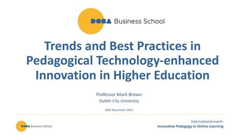 Technology Enabled Pedagogy Enhancing Learning Experiences