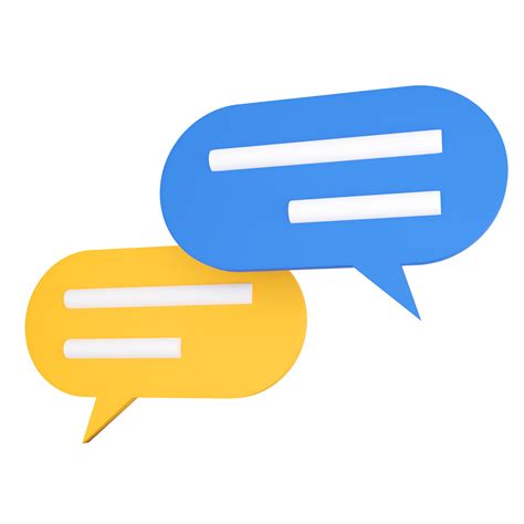 Speech Bubble 3d Rendering 16461457 Png