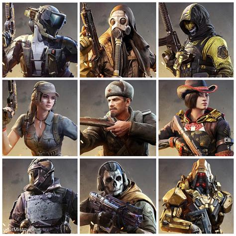 Heres A Collage Of My Favorite Characters In Codm Rcallofdutymobile