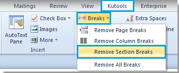 How To Remove All Section Breaks In Word