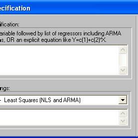 Creating Regression Equation Using EViews Download Scientific Diagram