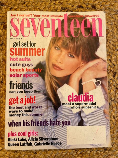 Seventeen Magazine May 1994 Etsy