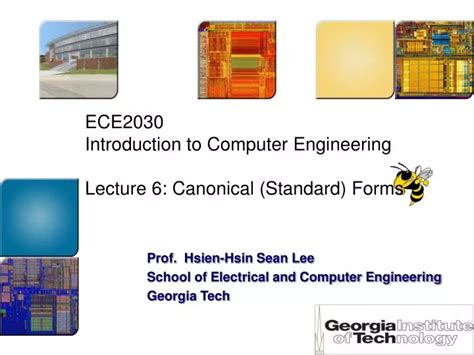 Ppt Ece2030 Introduction To Computer Engineering Lecture 6 Canonical
