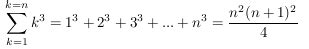 Sum Of All Cube Number Calculation