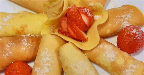 딸기 팬케이크 만들기