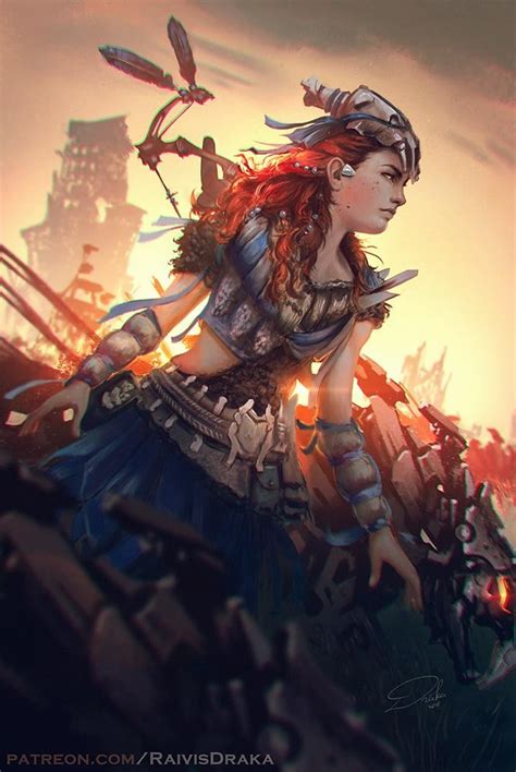 Aloy Fan Art Rhorizon