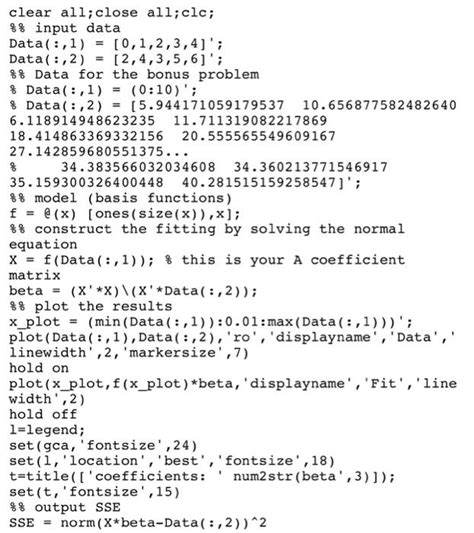 Solved Matlab With Numerical Analysis Answwer Problem And I