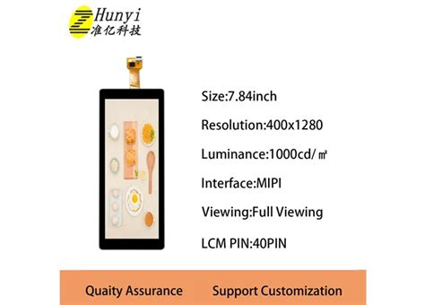 Z784001 784 Inch Lcd Display 4001280 Ota7290b Driver Ic 4 Line Mipi